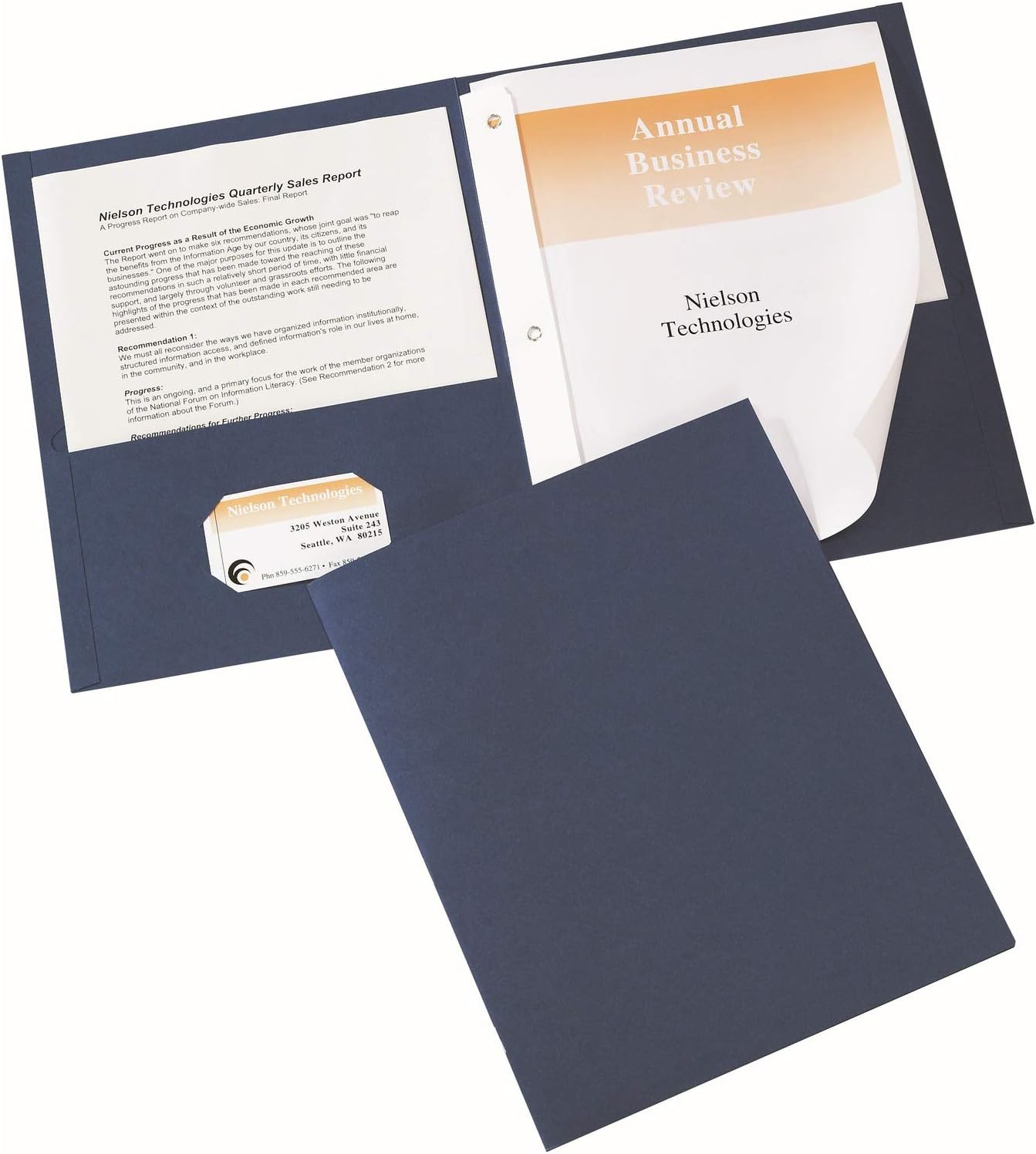 Geriatric Medical | FOLDER TWO-POCKET W/ FASTENERS